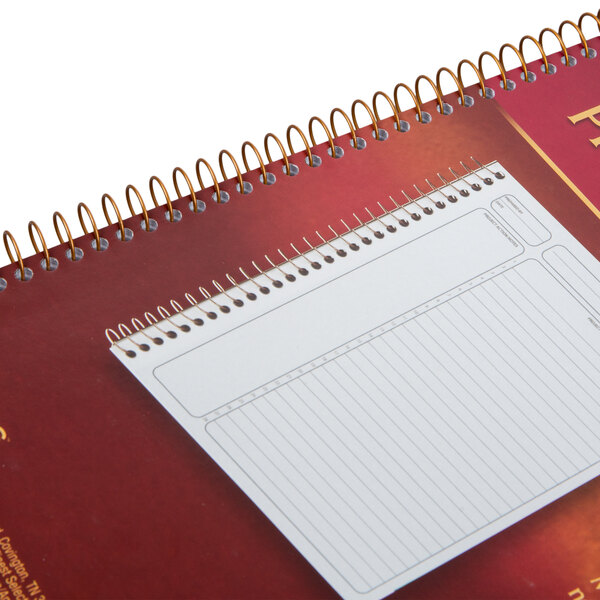 Ampad 20-816 Gold Fibre 7 1/4" x 9 1/2" Wirebound Project Planner with ...