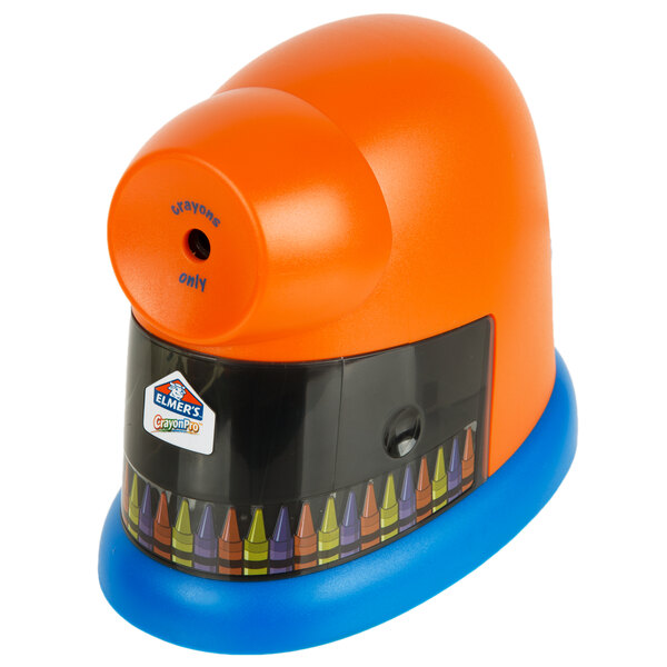 Elmer's 1680 CrayonPro Orange Electric Crayon Sharpener