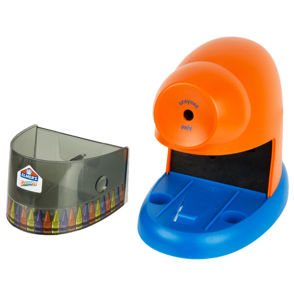 Elmer's 1680 CrayonPro Orange Electric Crayon Sharpener