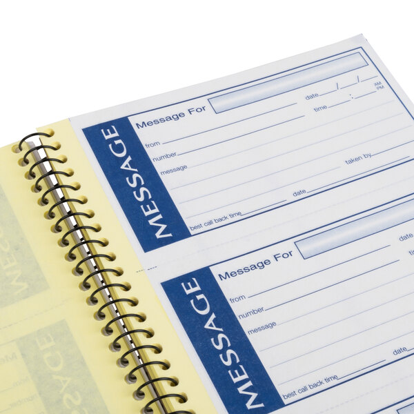 Adams ABF SC1153WS Write 'n Stick 2 3/4" x 4 3/4" Two-Part Carbonless ...