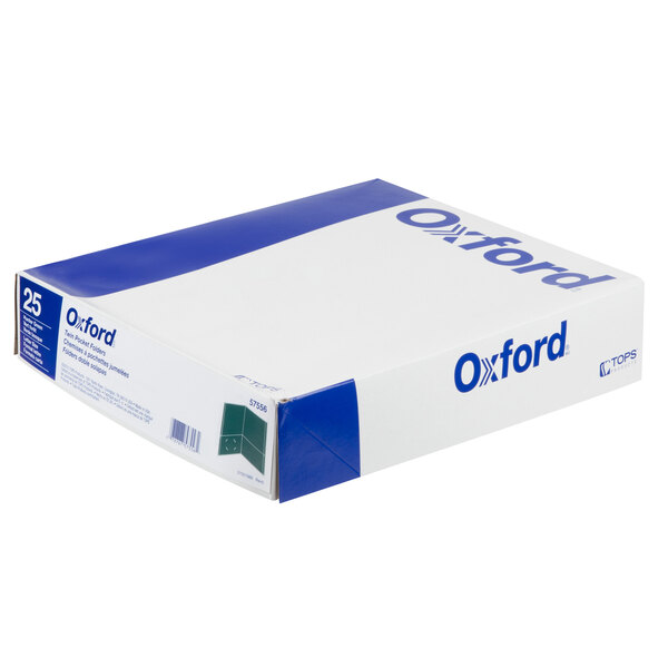 Oxford 57556EE Letter Size 2-Pocket Embossed Paper Pocket Folder ...