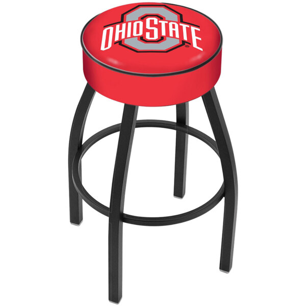 Holland Bar Stool L8B130OhioSt Ohio State University Single Ring Swivel ...