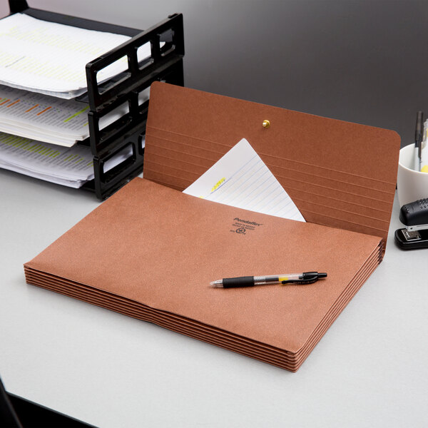 Pendaflex PFX 1076GL-OX Legal Size Expansion Wallet - 10/Box