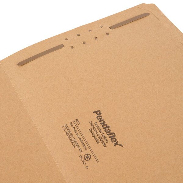Pendaflex PFX FK212 Letter Size Fastener Folder with 2 Fasteners - 50/Box