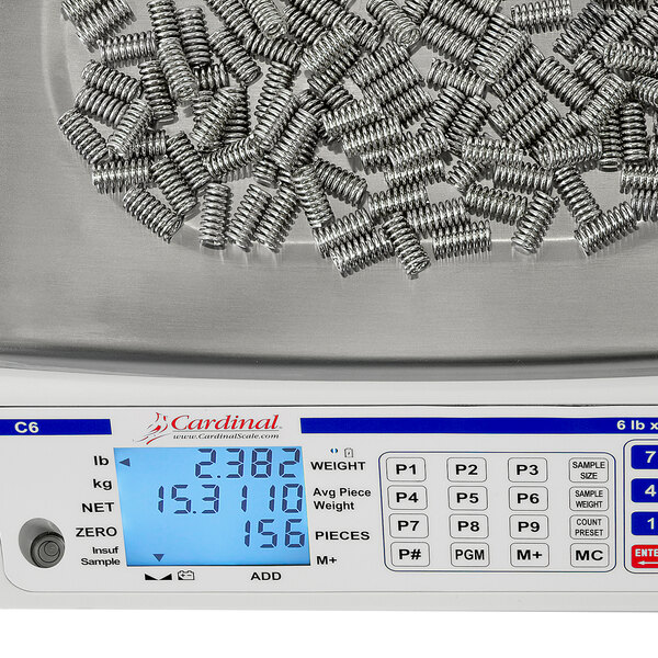 Cardinal Detecto C6 6 lb. Digital Counting Scale