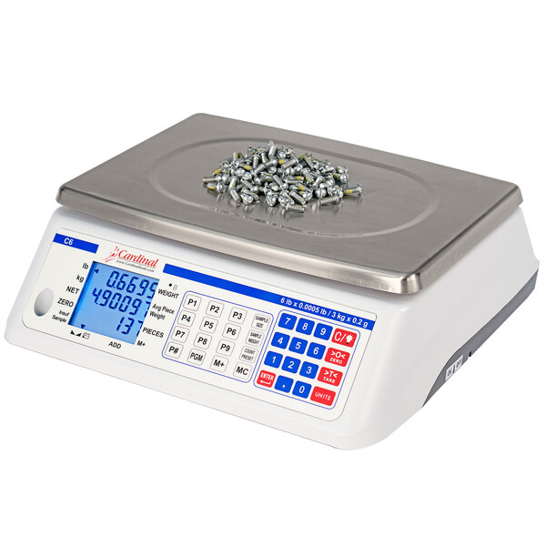 Cardinal Detecto C6 6 lb. Digital Counting Scale