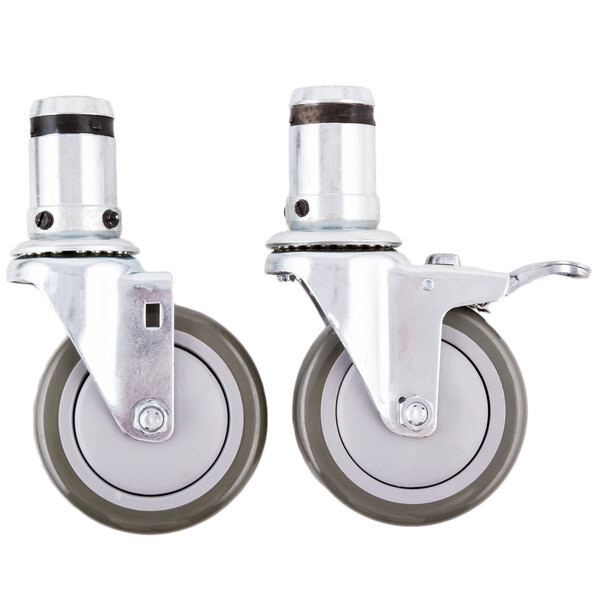 4" Swivel Stem Casters - 4/Set