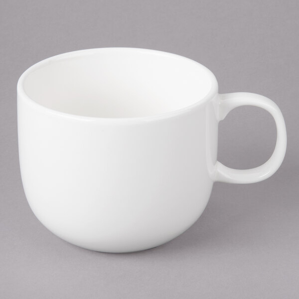 Bon Chef 1200005P Globe 12 oz. White Porcelain Cappuccino Cup - 36/Case