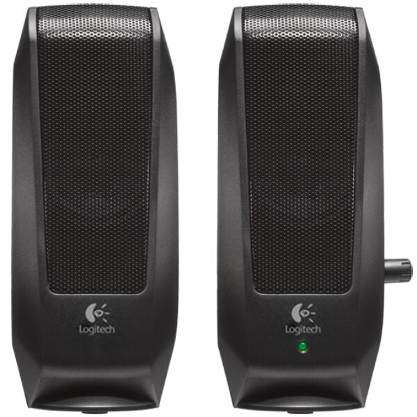 Logitech 980000012 S120 Black 2.0 Multimedia Speaker - 2/Set