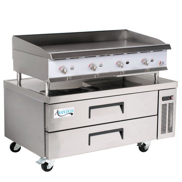 Cooking Performance Group 48GMRBNL 48" Gas Countertop Griddle with ...