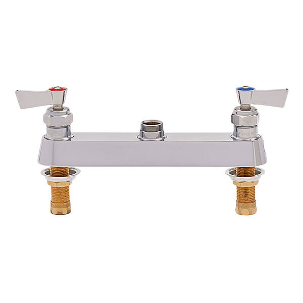 Fisher 3300 Deck Mounted 1/2" Brass Faucet Base with 8" Centers, Swivel ...