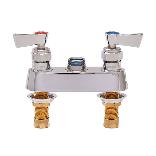 Fisher 3500-CV Deck Mounted 1/2" Brass Faucet Base with 4" Centers ...