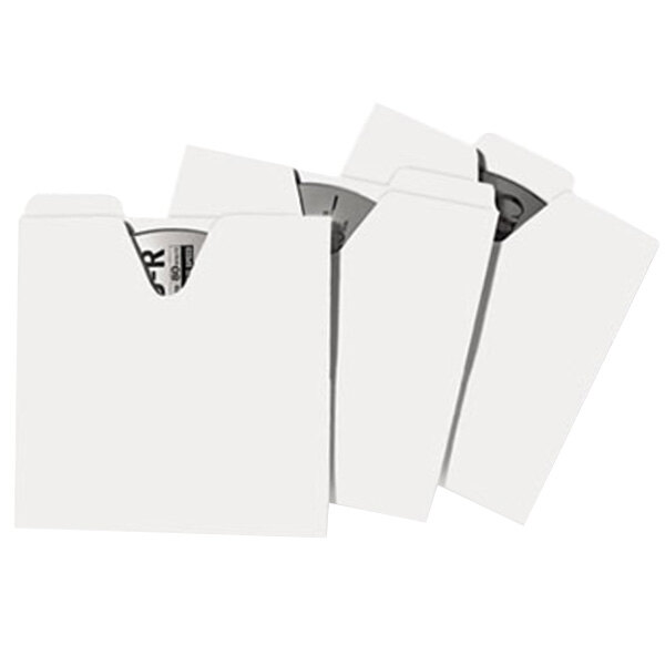 Vaultz VZ01096 6" x 3 1/4" x 5 1/2" CD File Folder - 100/Pack