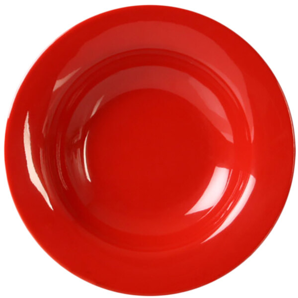 Thunder Group CR5077PR 8 oz. Pure Red Wide Rim Melamine Salad Bowl - 12 ...