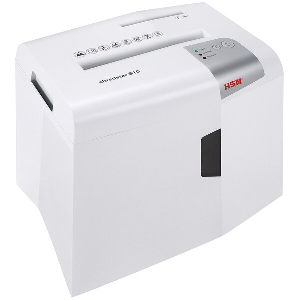HSM 1042W ShredStar S10 Light-Duty Strip-Cut Shredder