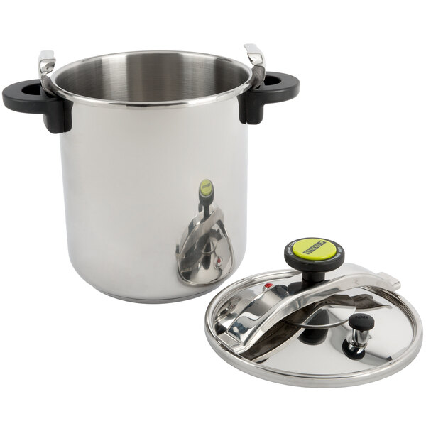 Monix 013206 Monix 50 Cup (25 Cup Raw) 12.66 qt. (12 Liter) Stainless ...