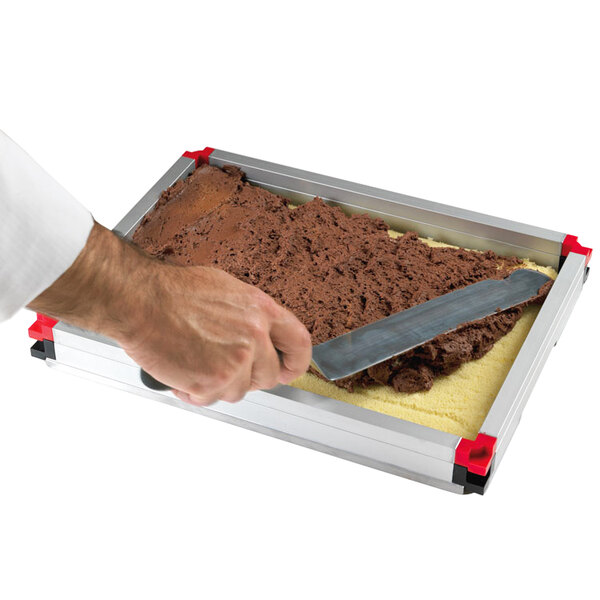 Matfer Bourgeat 370100 23 3/4" x 15 3/4" Mousse Set with 3 Frames