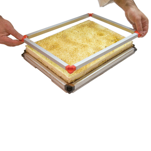 Matfer Bourgeat 370100 23 3/4" x 15 3/4" Mousse Set with 3 Frames