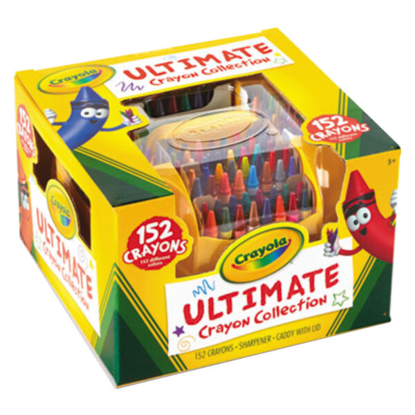 Crayola 520030 Ultimate 152 Assorted Crayon Box with Sharpener Caddy