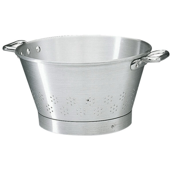 Matfer Bourgeat 529560 70.75 qt. Aluminum Conical Colander with Base ...