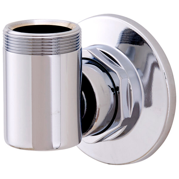 Fisher 3900 Backsplash Mounted 1/2" Brass Faucet Base with Swivel Outlet