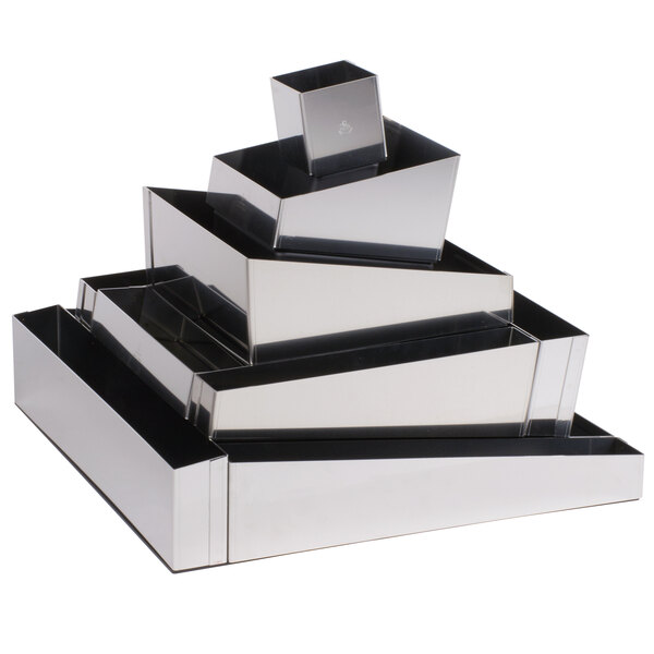 Matfer Bourgeat 681913 Stainless Steel 5-Piece Deconstructed Wedding ...