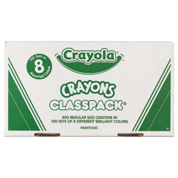 Crayola 528008 Classpack 800 Assorted Regular Size Crayons