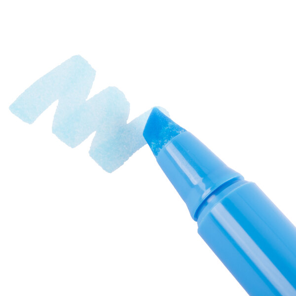 Bic BL11BE Brite Liner Fluorescent Blue Chisel Tip Pen Style ...