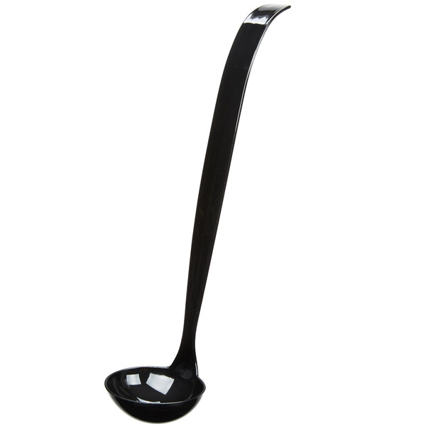 Black Plastic Ladle, 2 oz. - 48/Case | WebstaurantStore
