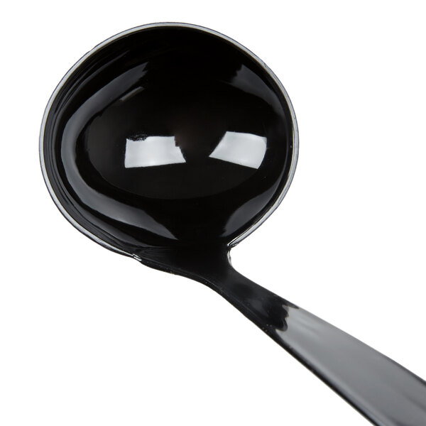 Black Plastic Ladle, 2 oz. - 48/Case | WebstaurantStore