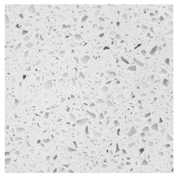 Art Marble Furniture Q403 30" x 30" Snow White Quartz Tabletop