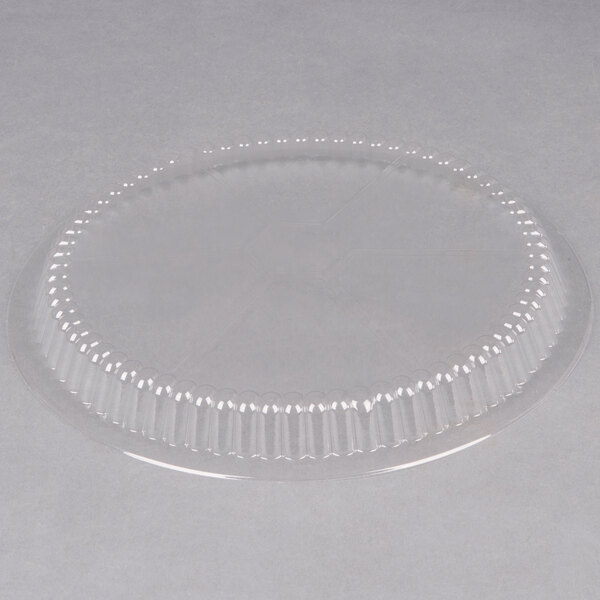 Choice 9" Clear Round Plastic Dome Lid - 500/Case