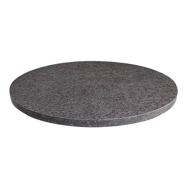Art Marble Furniture Q405 30" Round Storm Gray Quartz Tabletop