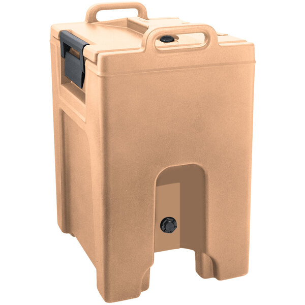 Cambro UC1000PL157 Ultra Camtainers® 10.5 Gallon Coffee Beige Insulated ...