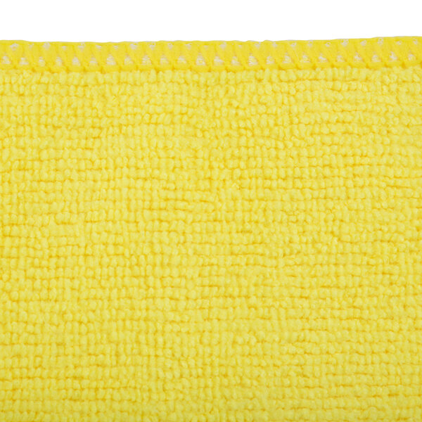 Unger MC40J SmartColor MicroWipe 16" x 16" Yellow Light-Duty Microfiber ...
