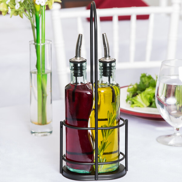 Tablecraft 918 8.5 oz. Olive Oil Bottle Set - 6/Case