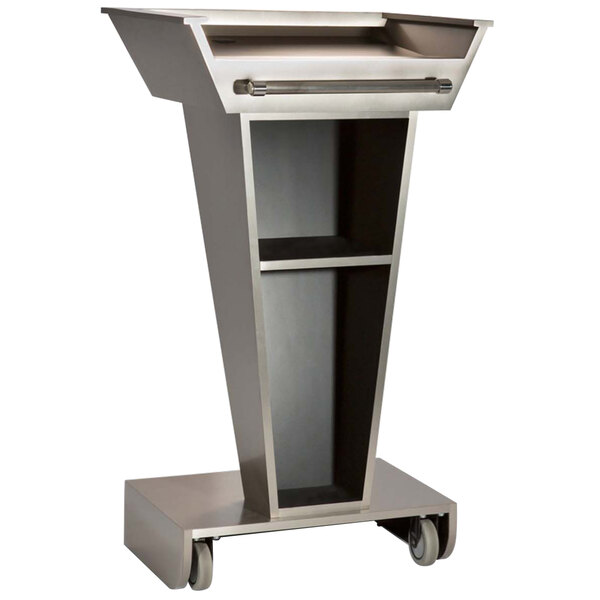 Bon Chef 50301 27 1/8" x 21 3/4" x 48" Laminate Contemporary Podium ...