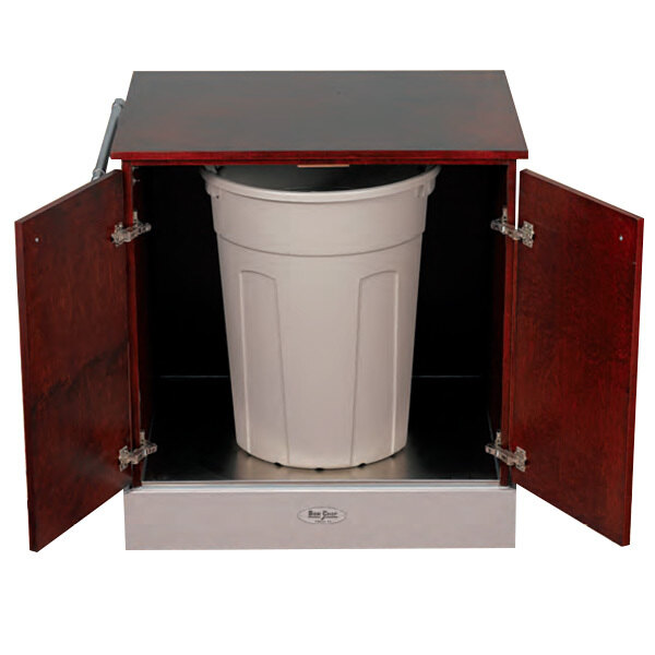Bon Chef 50089 34" x 26" x 38" Rectangular Mobile Waste Cart