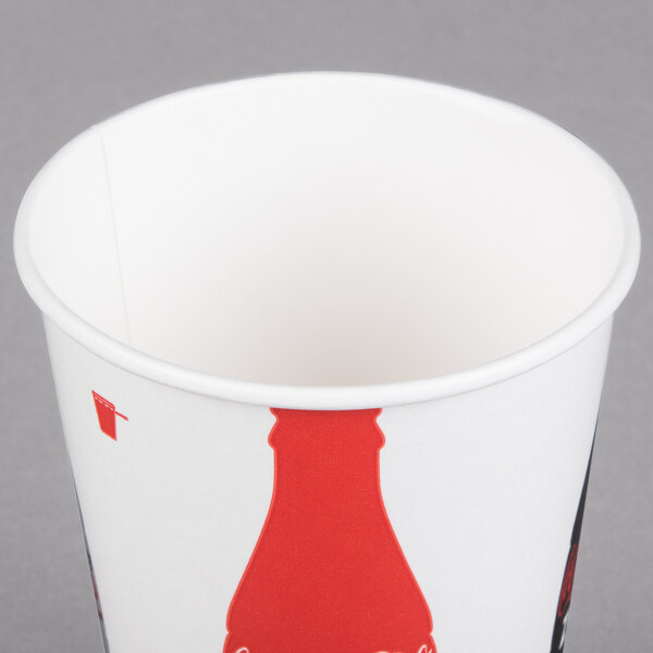 Paper Coca Cola Cups - 16-18 oz., 1000/Case | WebstaurantStore