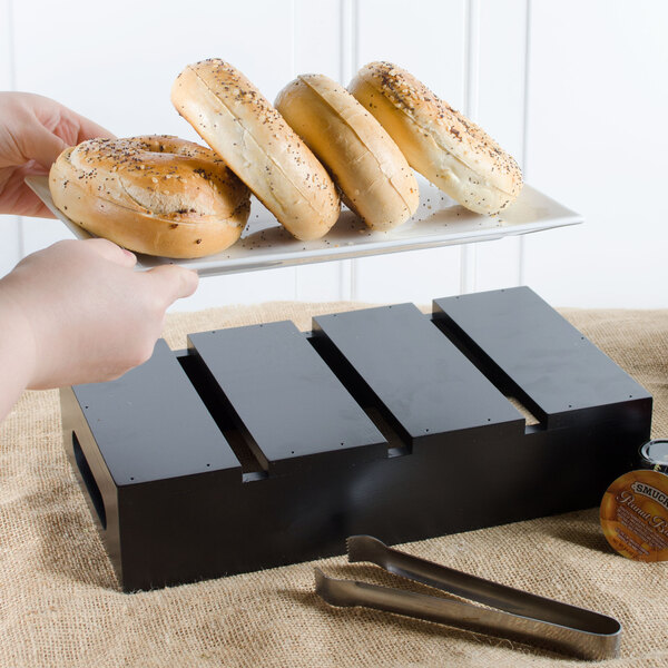 Tablecraft CRATE13BK Third Size, 2 1/2" Deep Gastronorm Black Serving ...