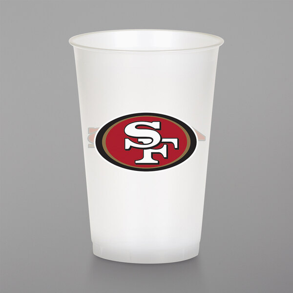 San Francisco 49ers Plastic Cups - 20 oz. (96/Case)