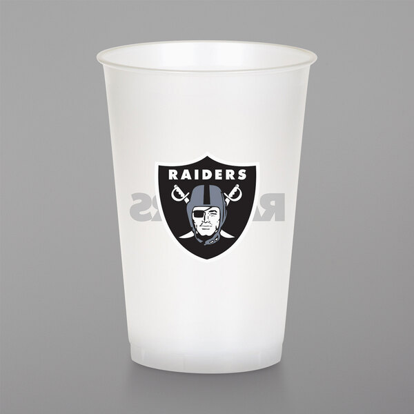 Creative Converting Las Vegas Raiders 20 oz. Plastic Cup - 96/Case
