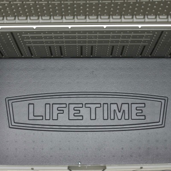 Lifetime 60215 Rough Cut 150-Gallon Deck Box | WebstaurantStore