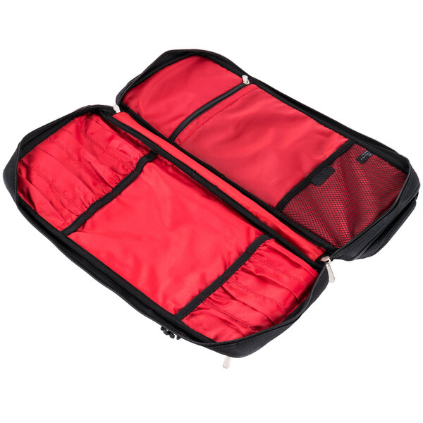 Mercer Culinary M30517M 17 Pocket Double-Zip Knife Case