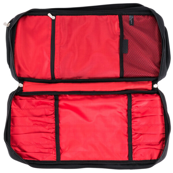 Mercer Culinary M30517M 17 Pocket Double-Zip Knife Case