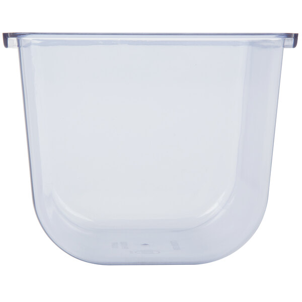 San Jamar BD104 The Dome 4 Pints Deep Tray - 6/Pack