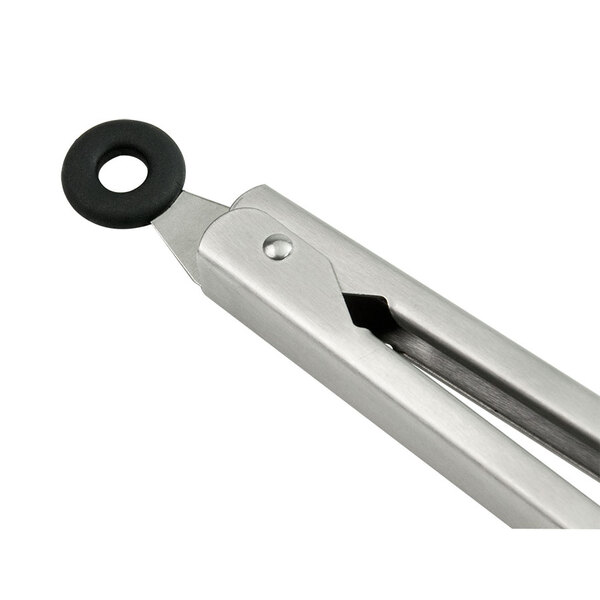 Tablecraft 4016BK 16" Silicone Tip Locking Tongs