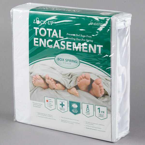 JT Eaton 80TWXLBOX Twin XL Size Bed Bug Proof Box Spring Cover