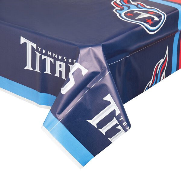 Creative Converting Tennessee Titans 54" x 102" Plastic Table Cover ...