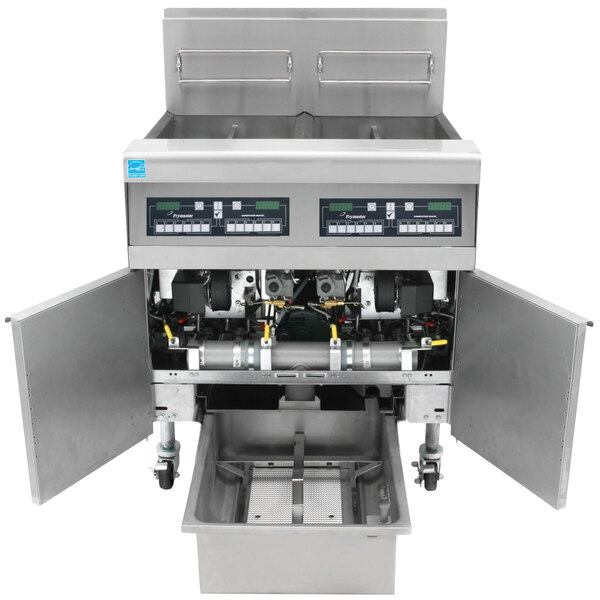 Frymaster FPPH255 Natural Gas 100 lb. 2 Unit High-Efficiency Gas Floor ...